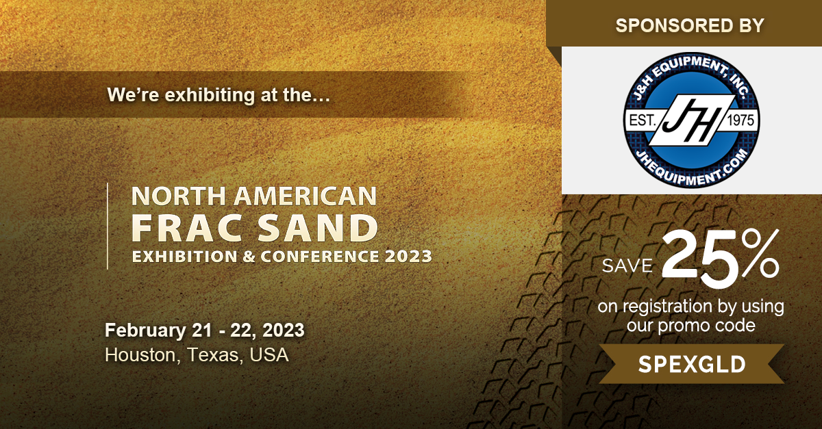 North American Frac Sand 2023 Conference - JH Equipment
